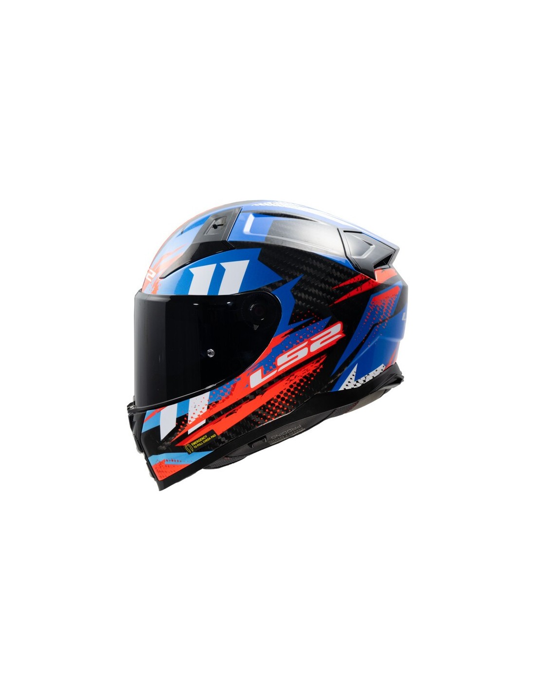 CASCO LS2 FF811 VECTOR II CARBONO TANTIC RED BLUE
