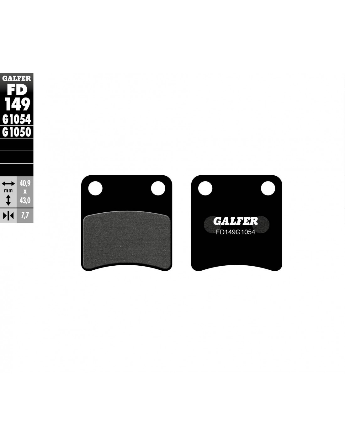 PASTILLA FRENO SEMI METALICA FD149G1054