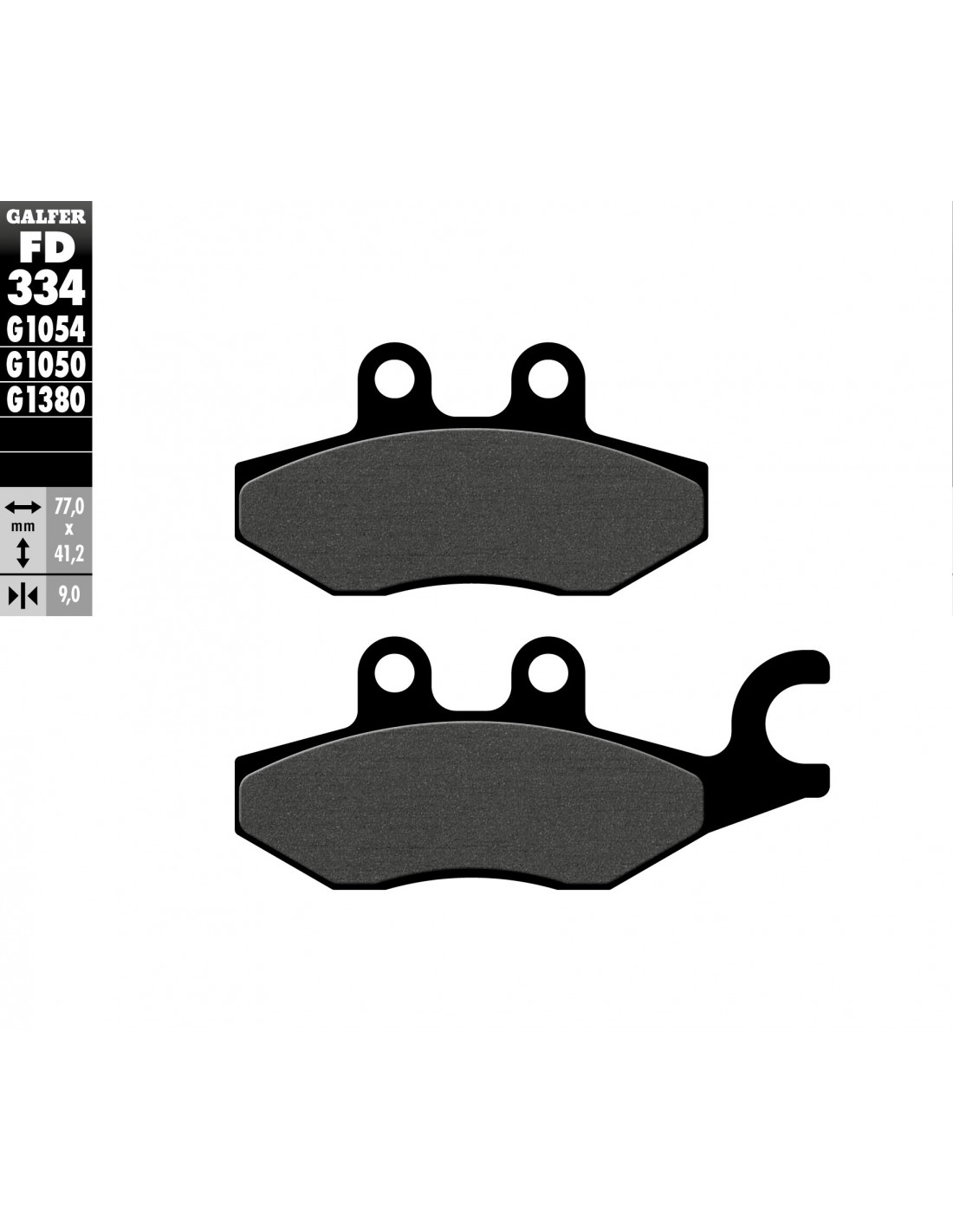 PASTILLA FRENO SEMI METALICA FD334G1054